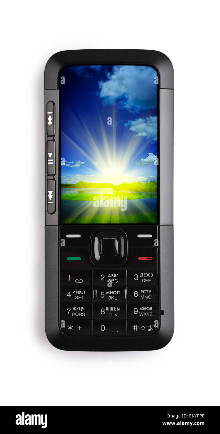 Mobile phone hi Cut Out Stock Images & Pictures - Alamy