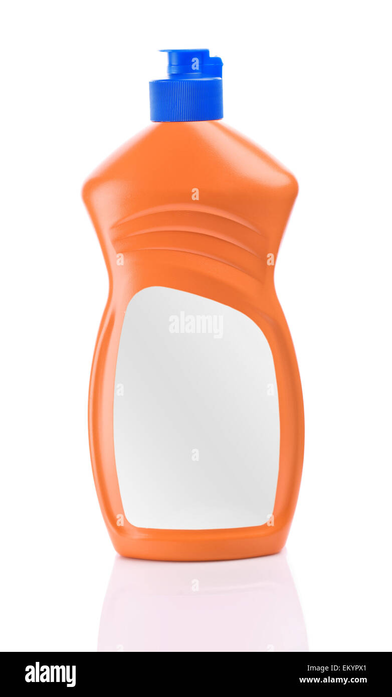 orange cleaner bottle Stock Photo - Alamy