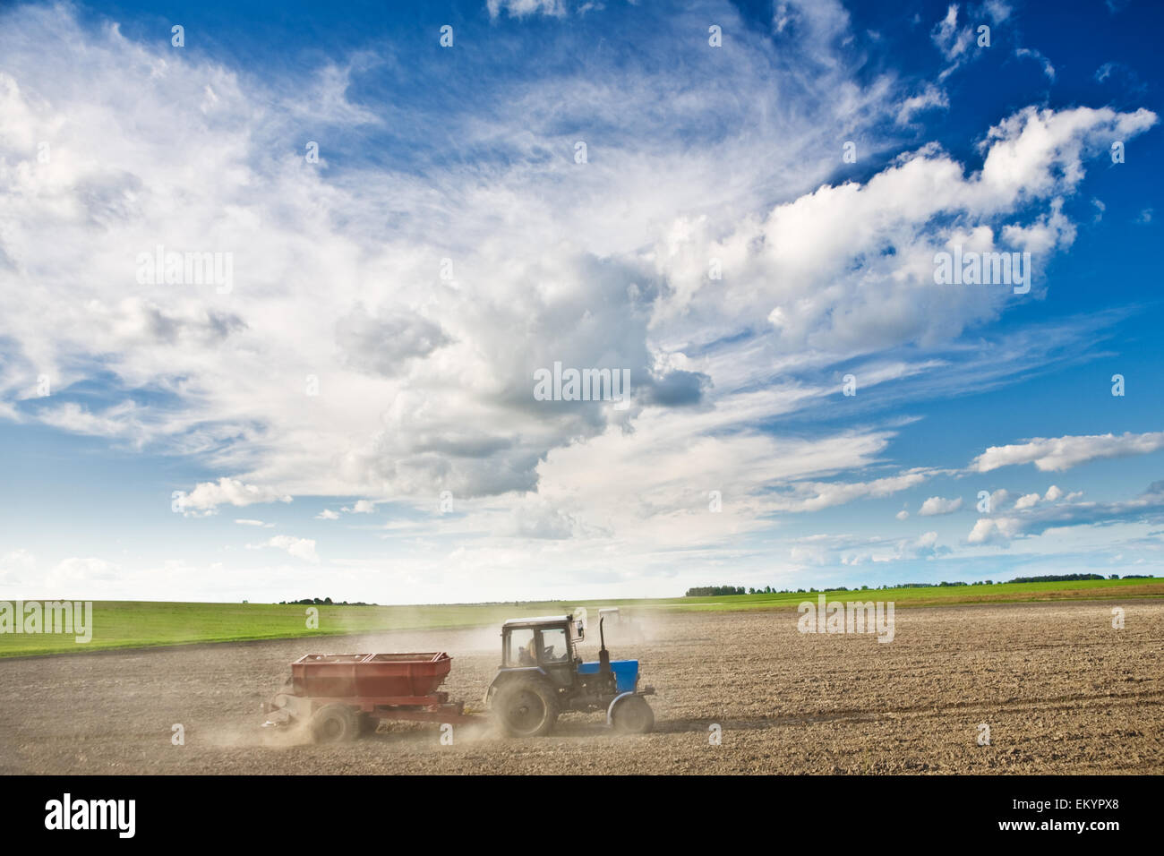 Agricultural processing tractor hi-res stock photography and images - Alamy
