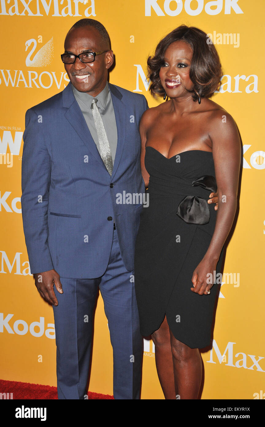 LOS ANGELES, CA - JUNE 13, 2012: Viola Davis & Julius Tennon at the ...