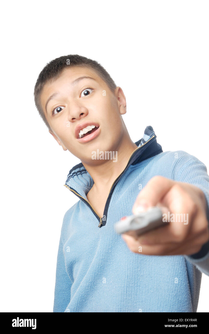 Switching TV channels Stock Photo - Alamy