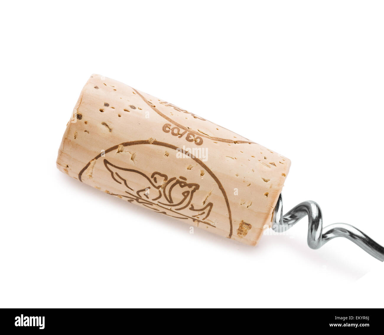cork an corkscrew Stock Photo - Alamy