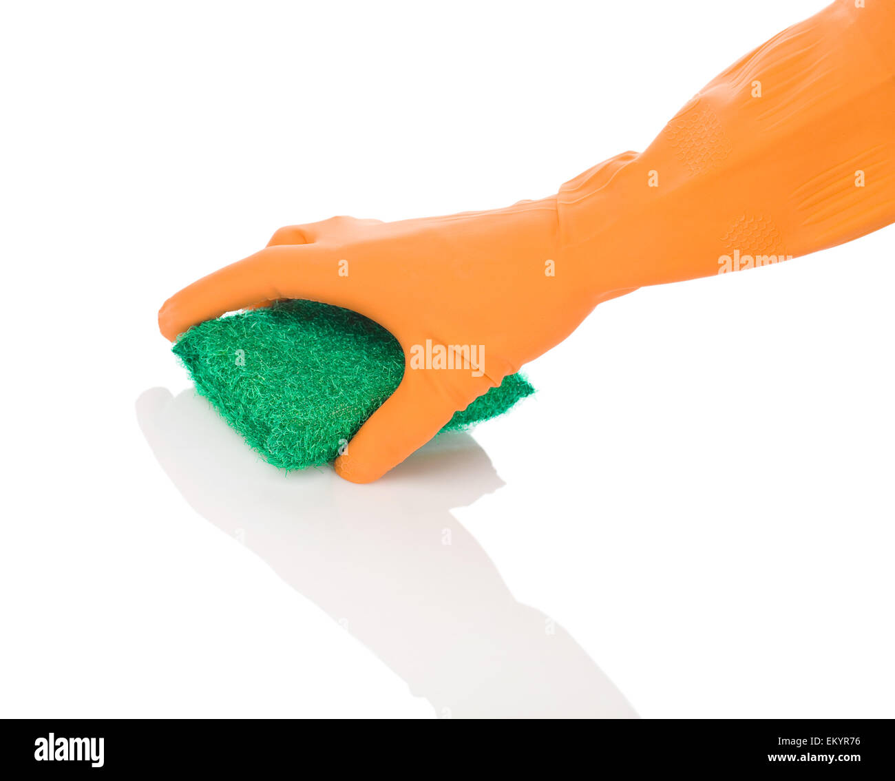 Orange safety glove hi-res stock photography and images - Alamy