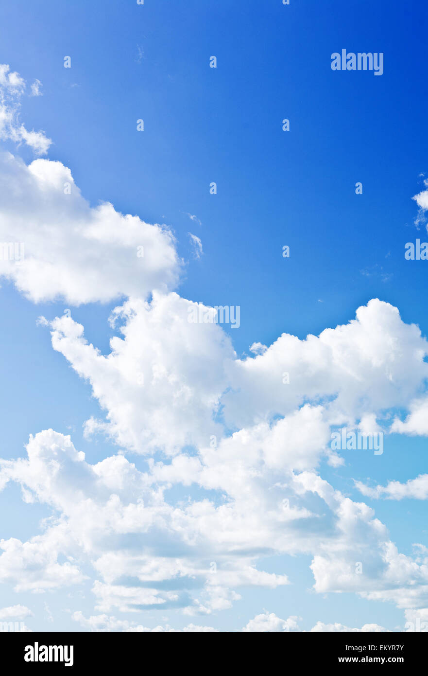 brightly blue sky Stock Photo - Alamy