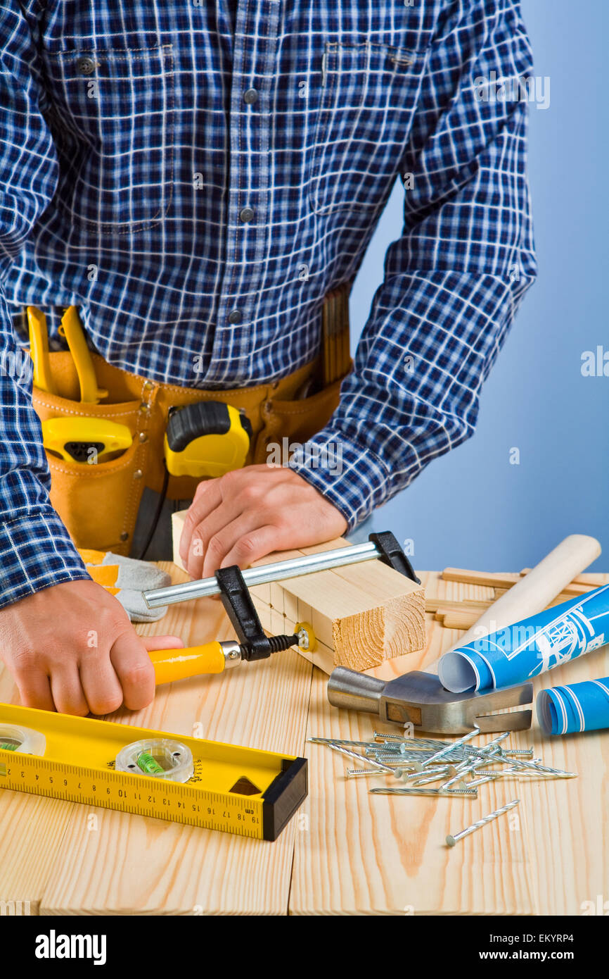 Carpenter angle ruler hi-res stock photography and images - Alamy