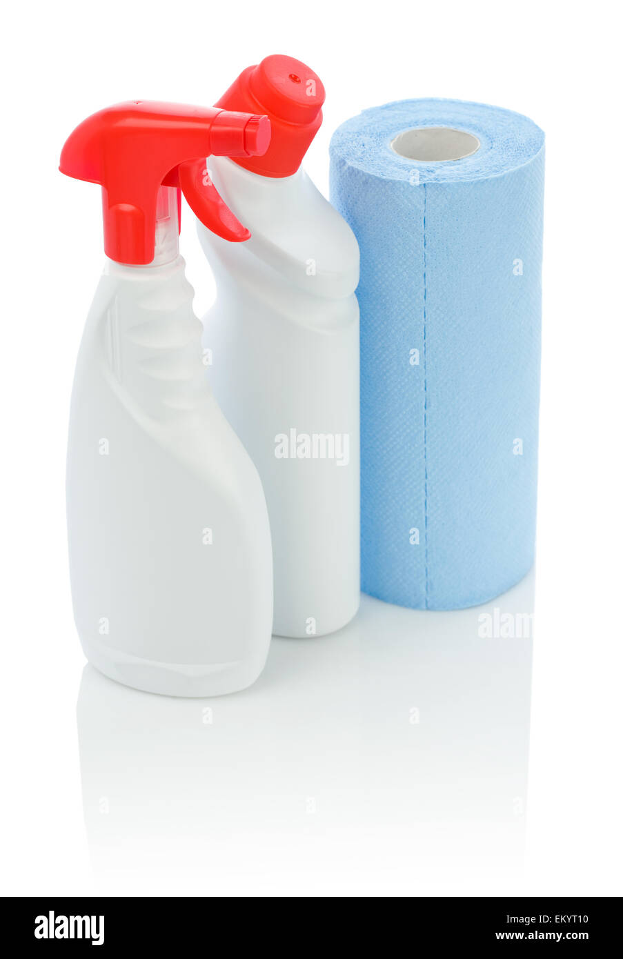 two cleaner and towel Stock Photo - Alamy