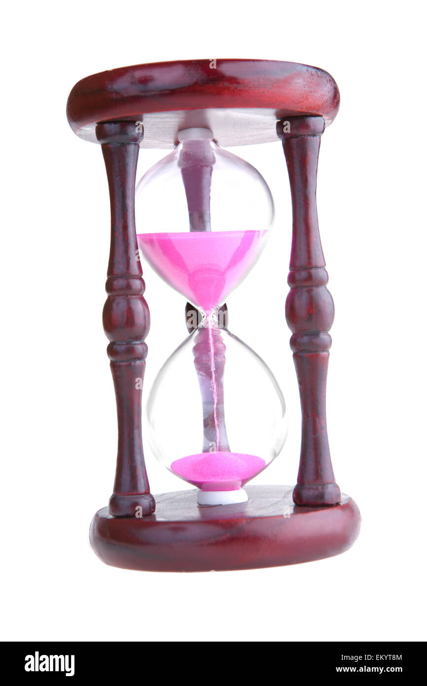 Red sand hourglass hi-res stock photography and images - Alamy