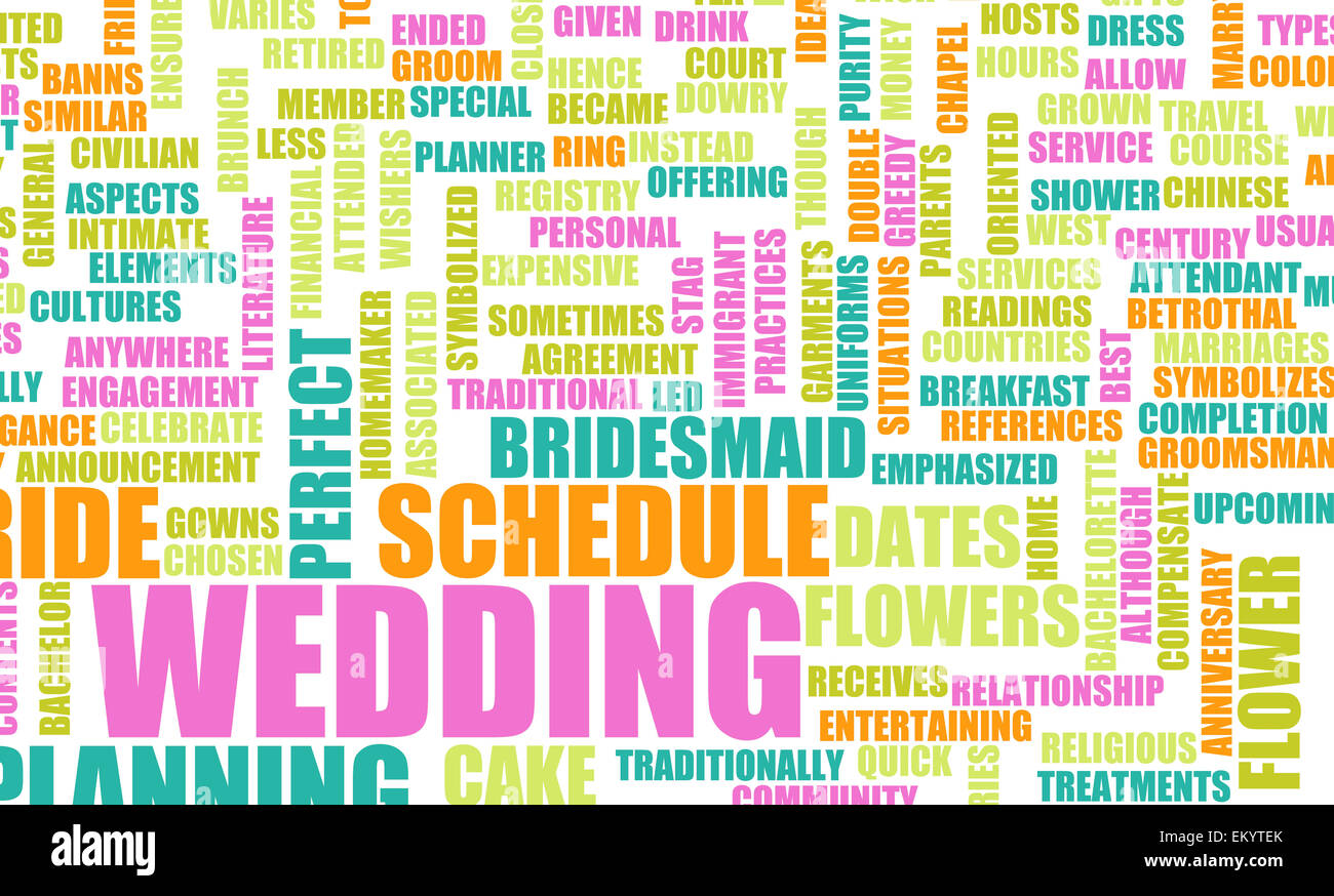 Wedding planning checklist on hi-res stock photography and images - Alamy