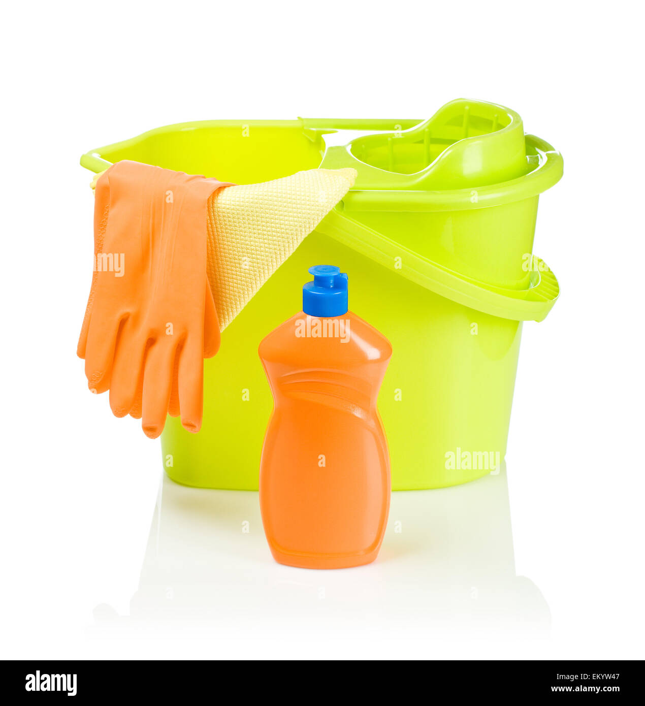 set of cleaning items Stock Photo - Alamy