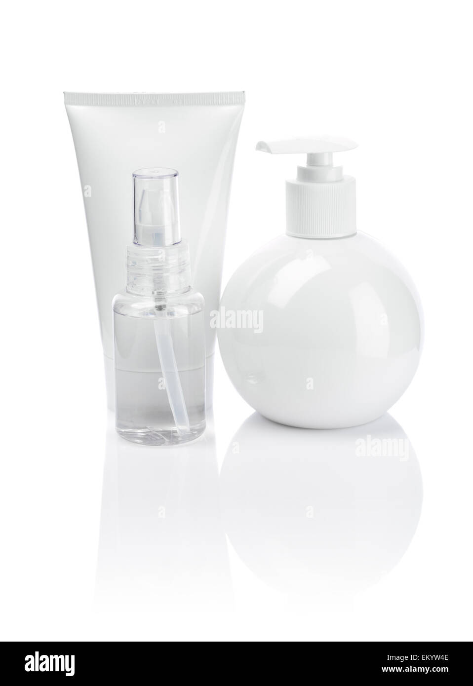 Small white plastic cream hi-res stock photography and images - Alamy