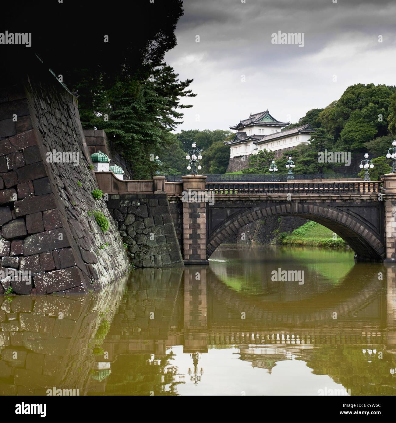 Nijubashi Bridge At Imperial Palace; Tokyo, Japan Stock Photo - Alamy