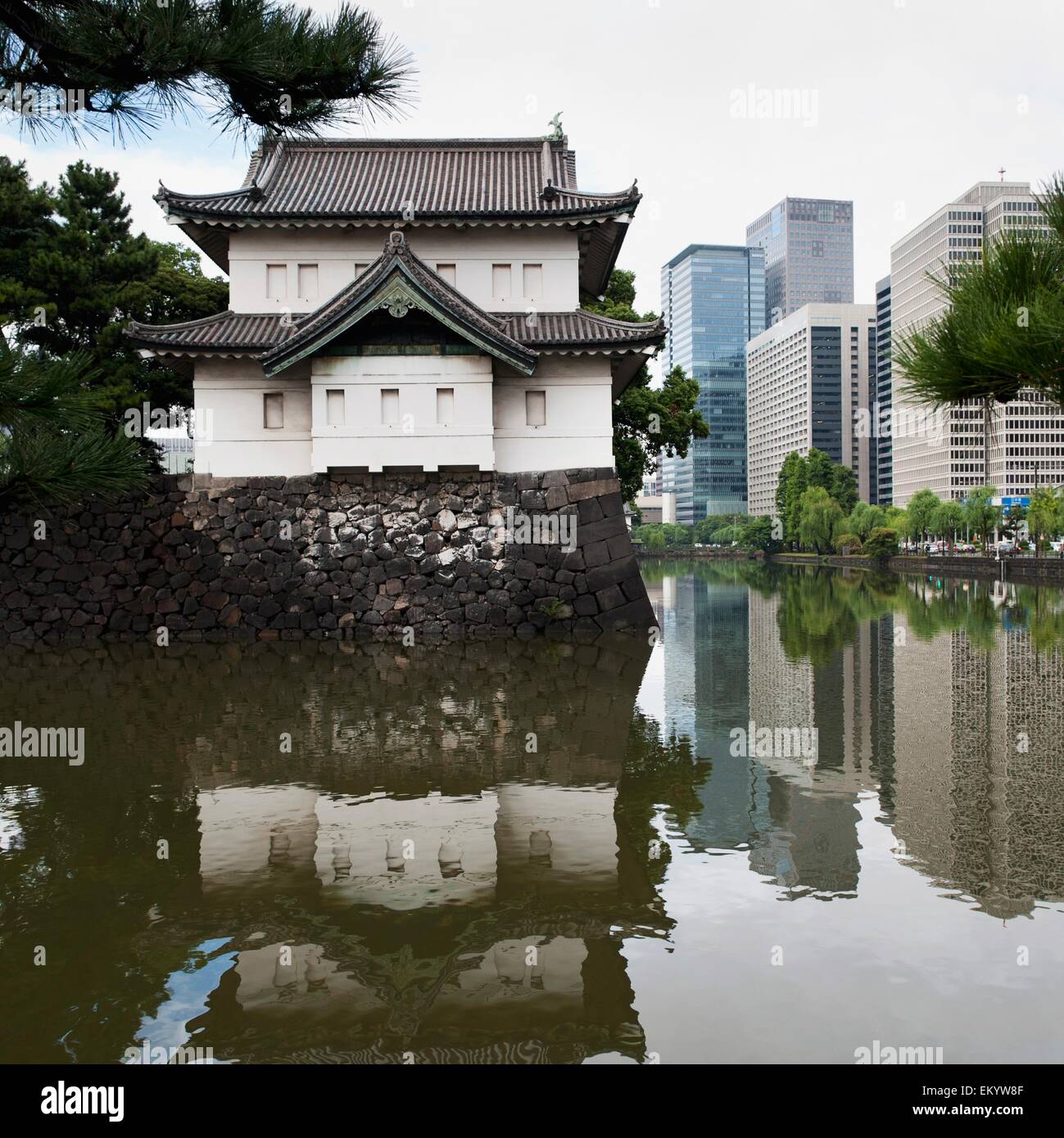 Buildings In The Imperial Palace; Toyko, Japan Stock Photo - Alamy