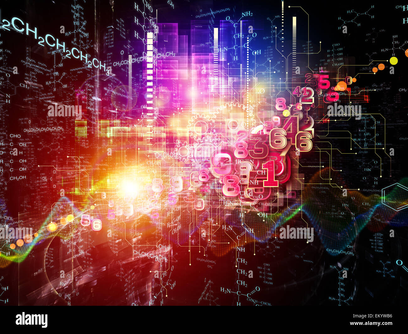 Lights of Science Stock Photo - Alamy