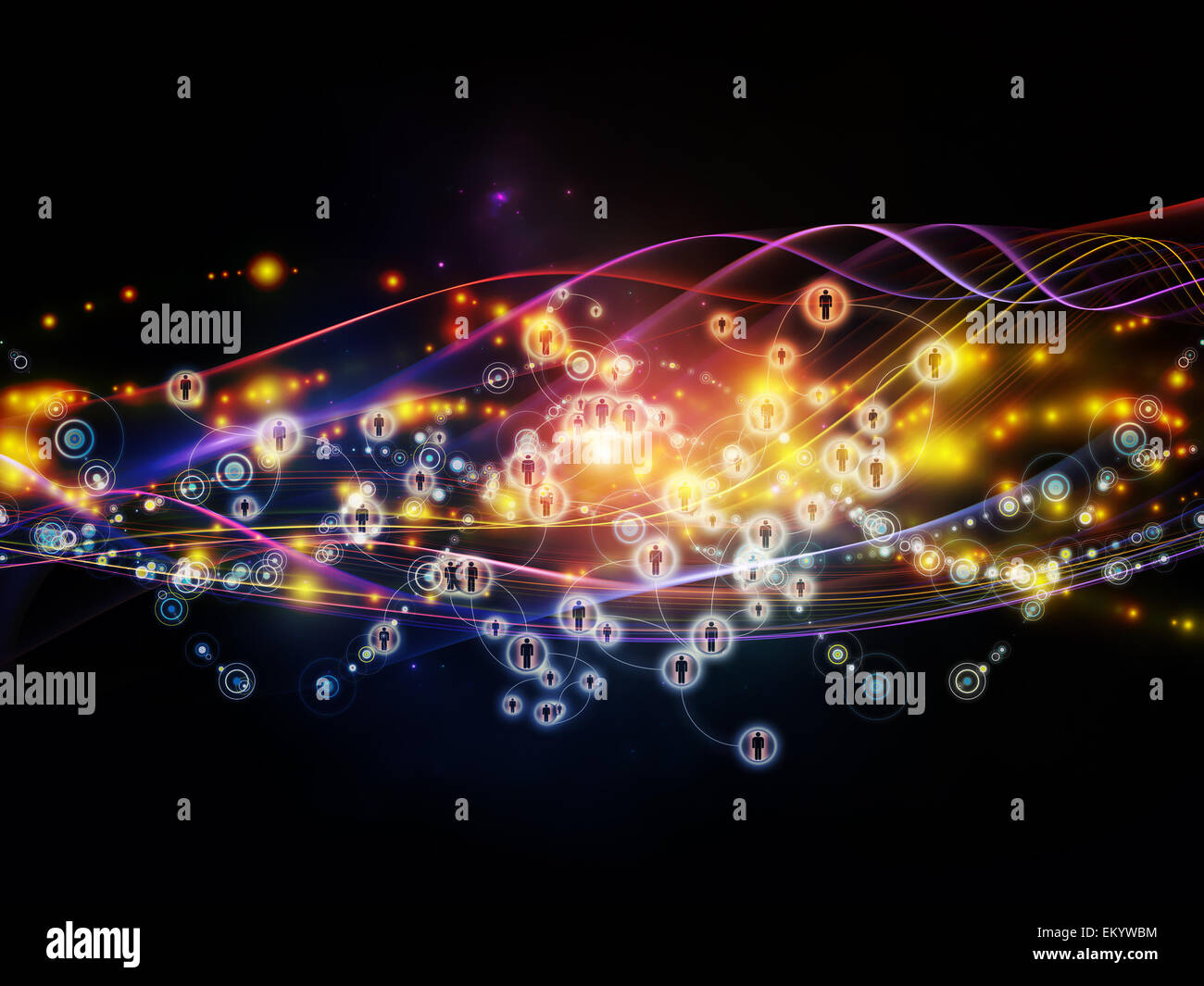 Human energy wave hi-res stock photography and images - Alamy