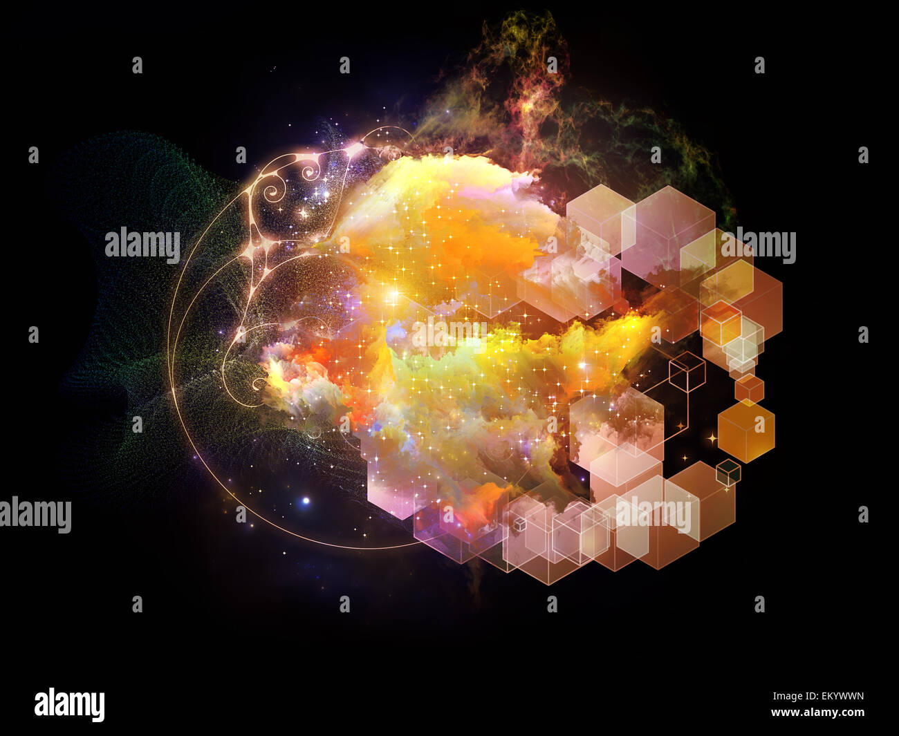 Petals of Design Nebulae Stock Photo - Alamy
