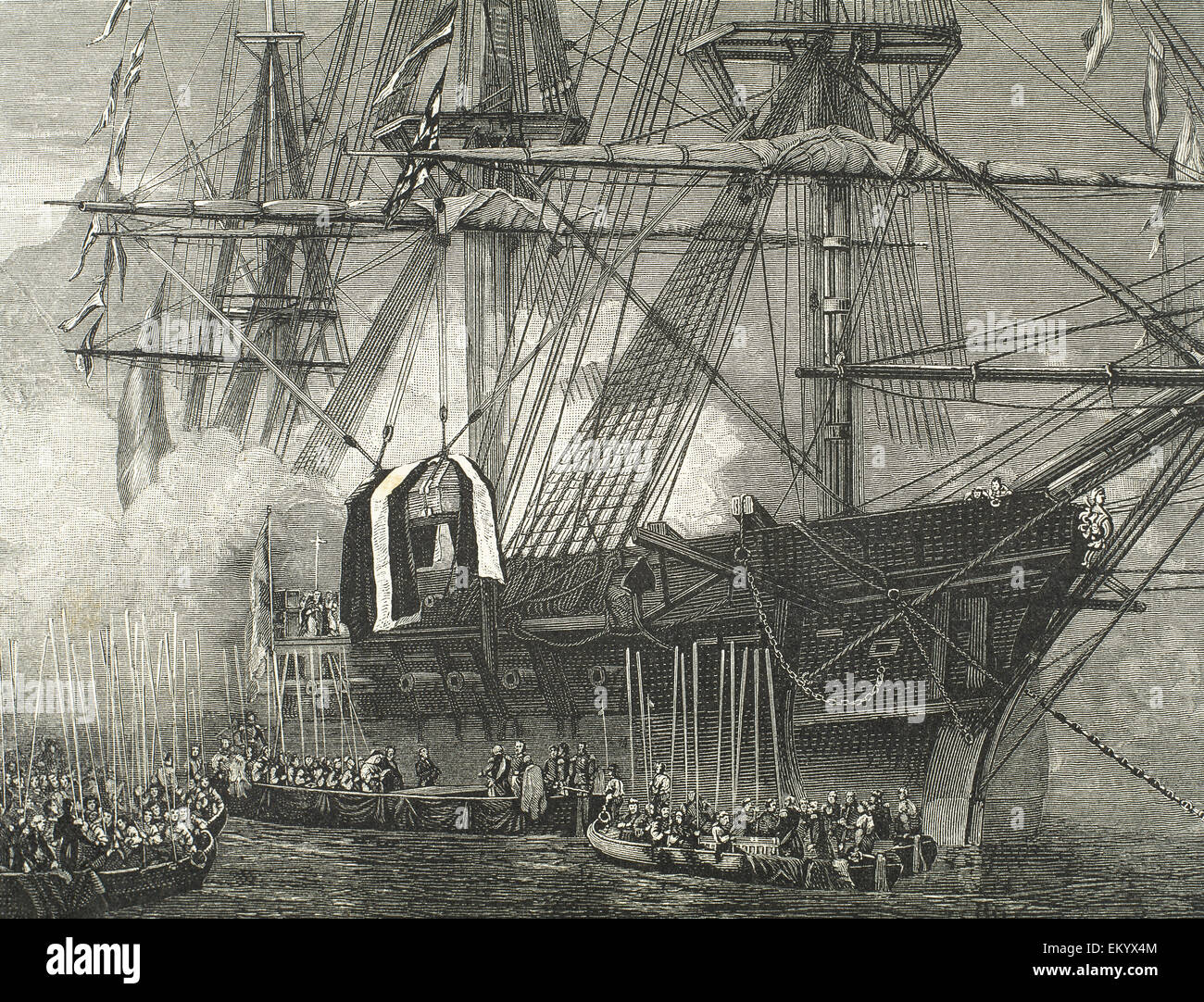 Napoleon Bonaparte (1769-1821). French emperor from 1804-1814. Shipment ...