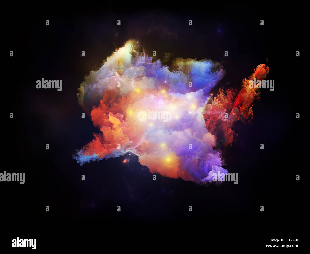 Petals of Design Nebulae Stock Photo - Alamy