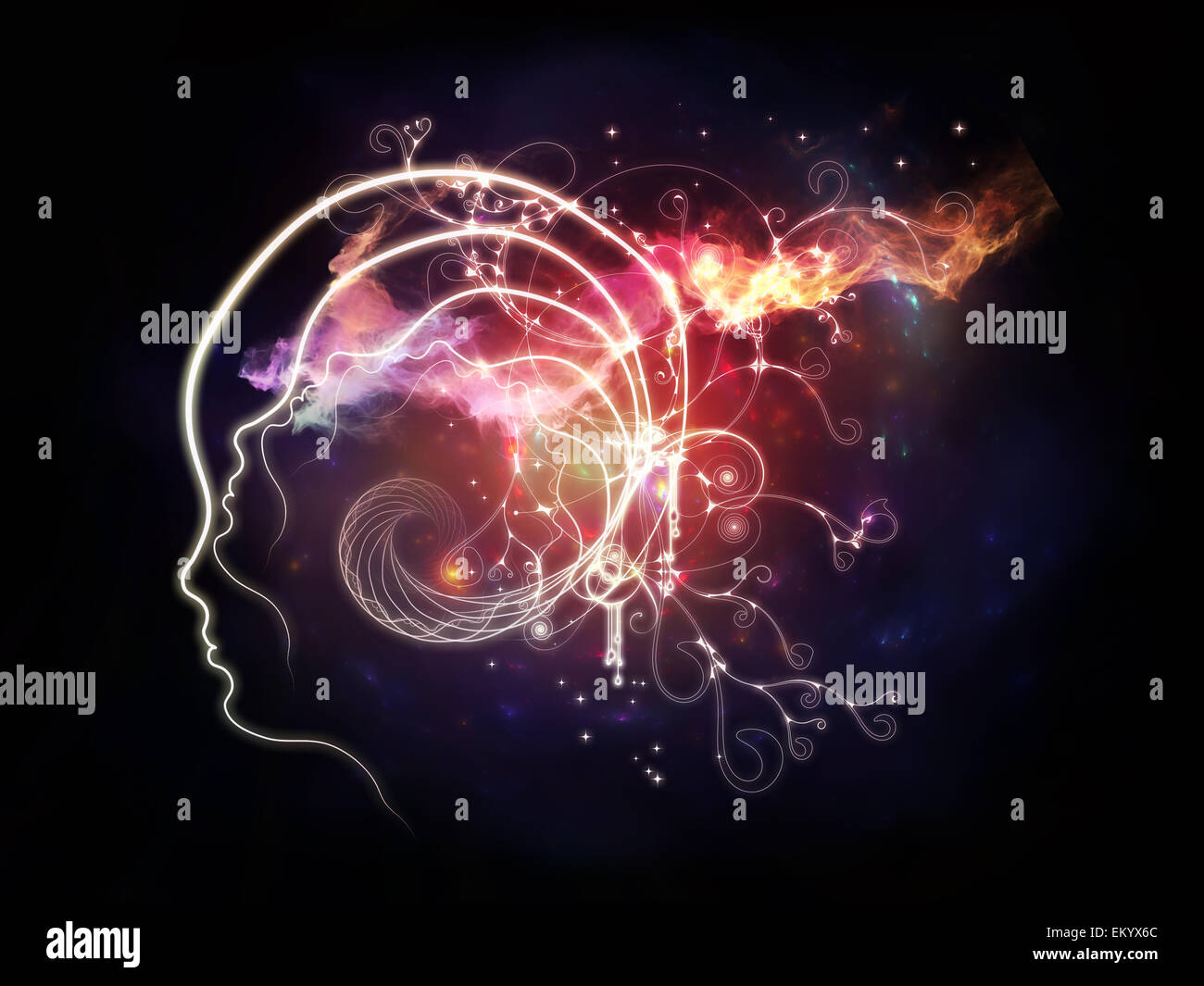 Propagation of Inner Thoughts Stock Photo - Alamy