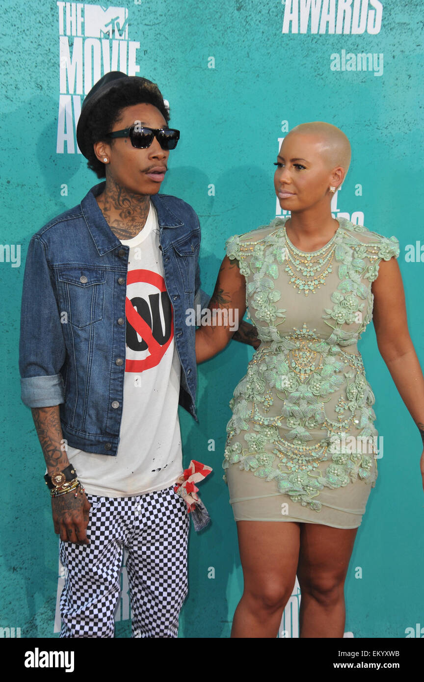 Amber rose wiz khalifa hi-res stock photography and images - Alamy