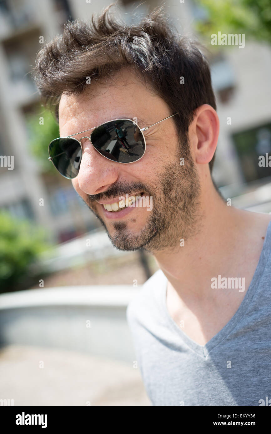 man in the street Stock Photo - Alamy