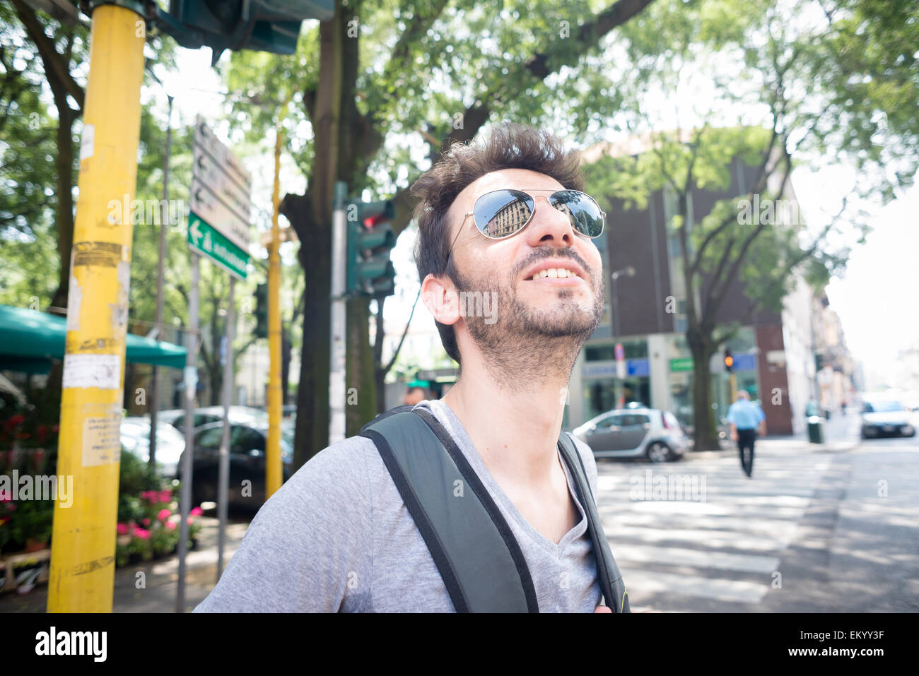 man in the street Stock Photo - Alamy