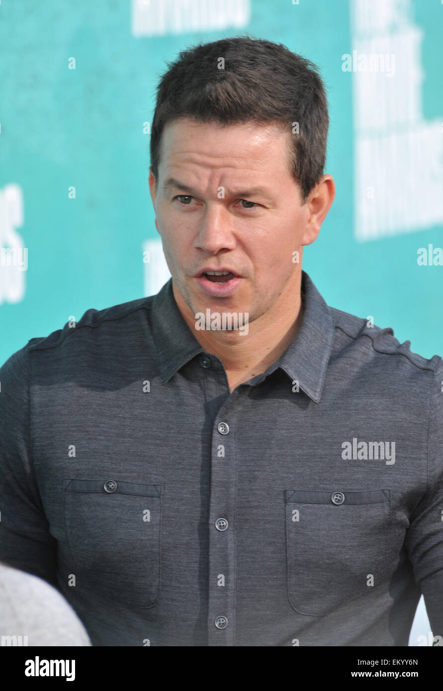 LOS ANGELES, CA - JUNE 4, 2012: Mark Wahlberg at the 2012 MTV Movie ...