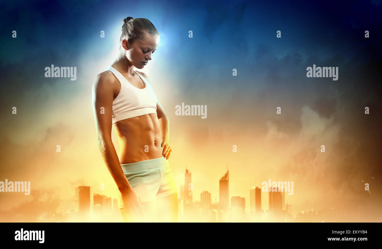 Sport young woman Stock Photo - Alamy