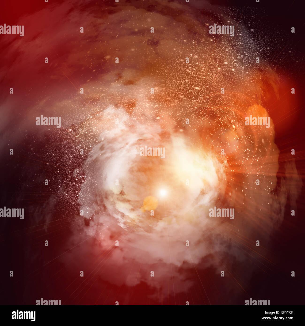 Cosmic clouds of mist Stock Photo - Alamy