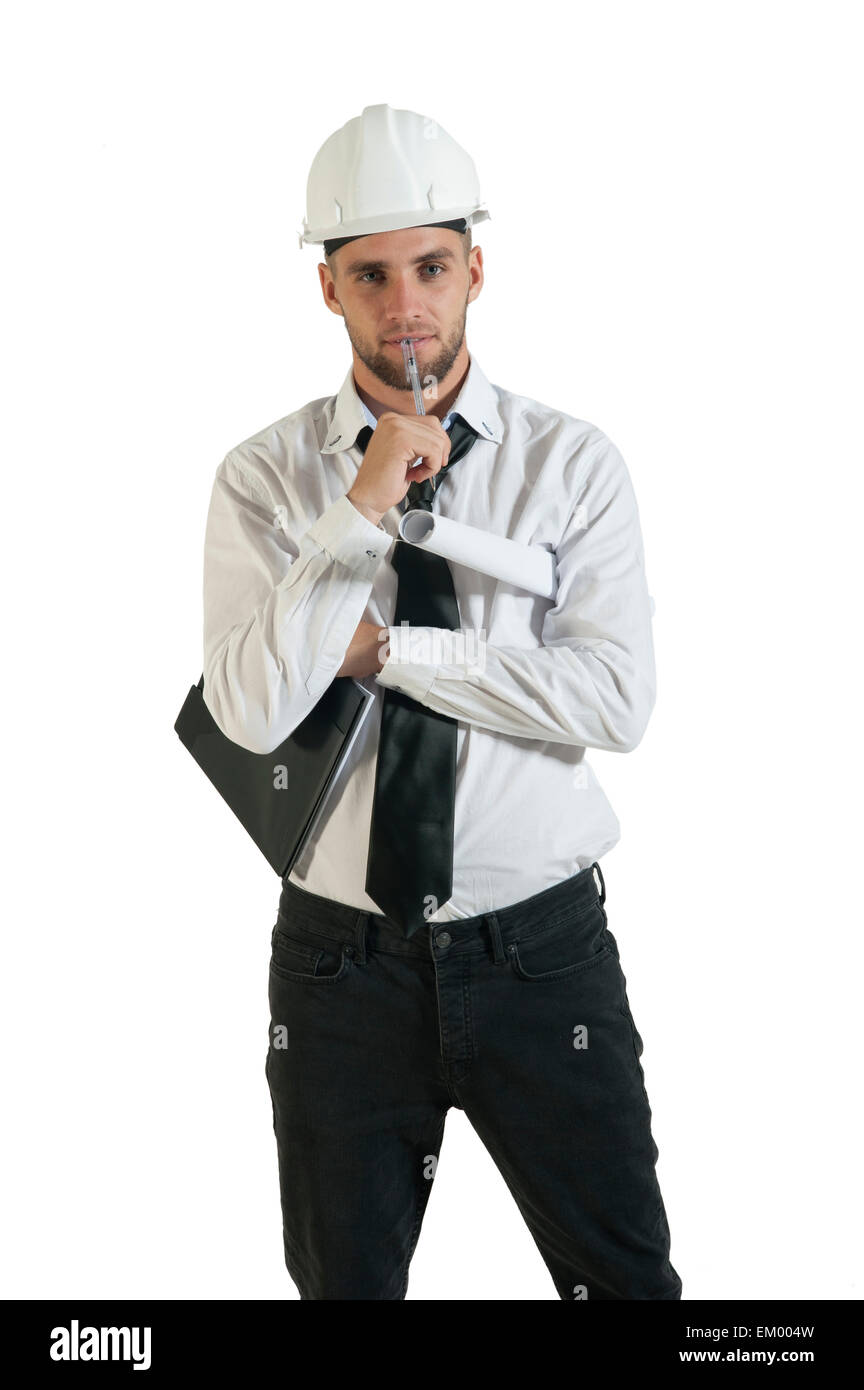 Construction worker Cut Out Stock Images & Pictures - Alamy