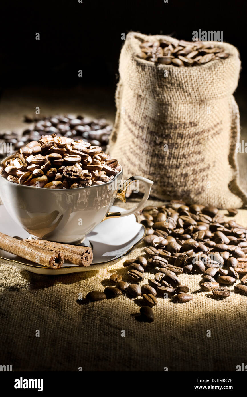 coffee cup and items Stock Photo - Alamy