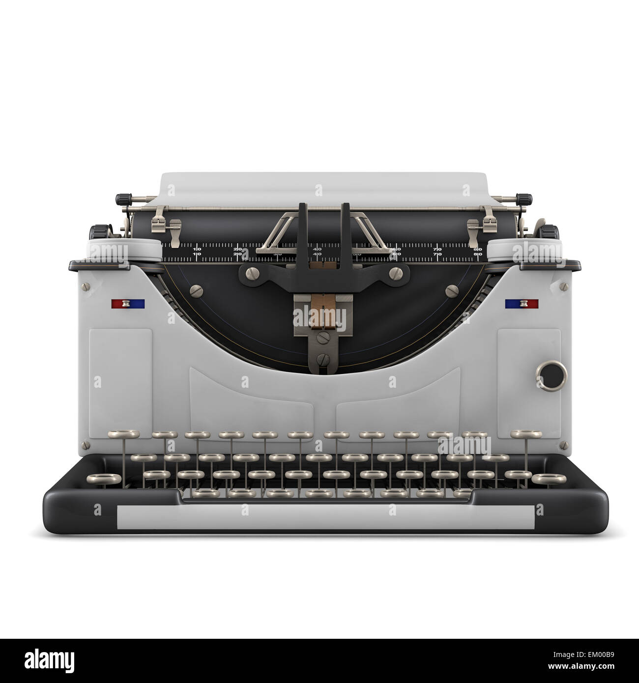 Typewriter isolated on white hi-res stock photography and images - Alamy