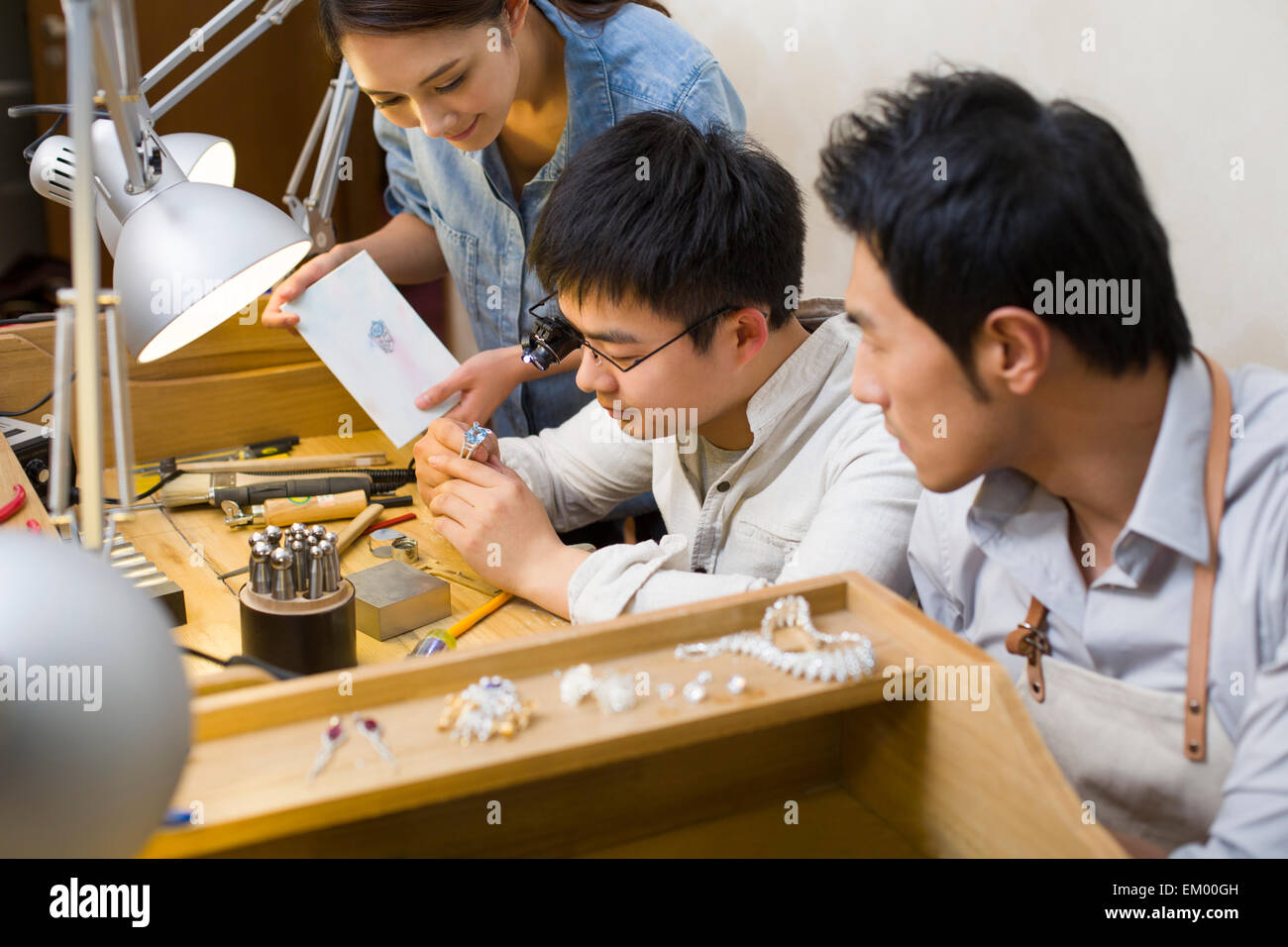 Jewelers workbench hi-res stock photography and images - Alamy