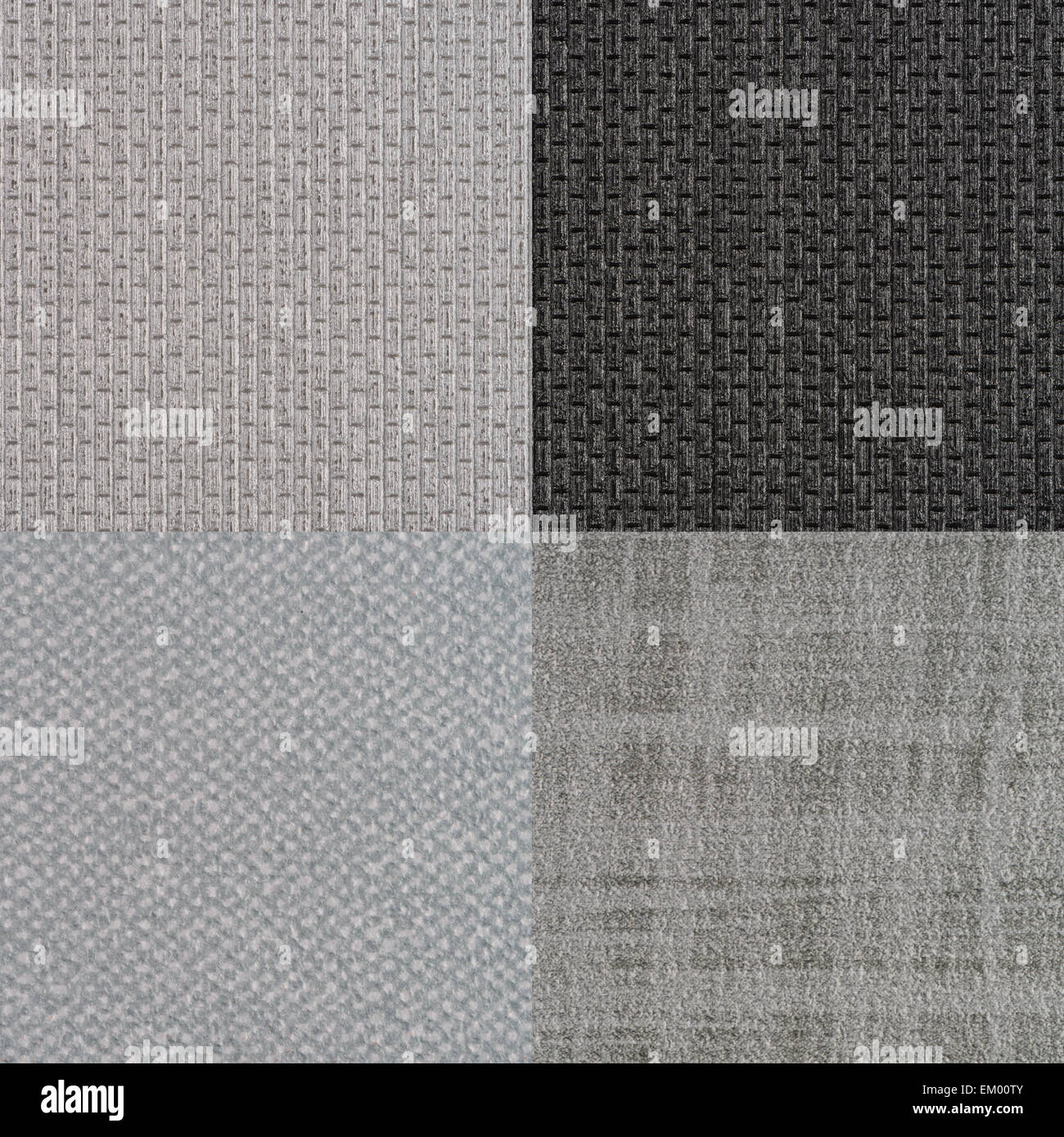 Set of grey vinyl samples, texture background Stock Photo - Alamy