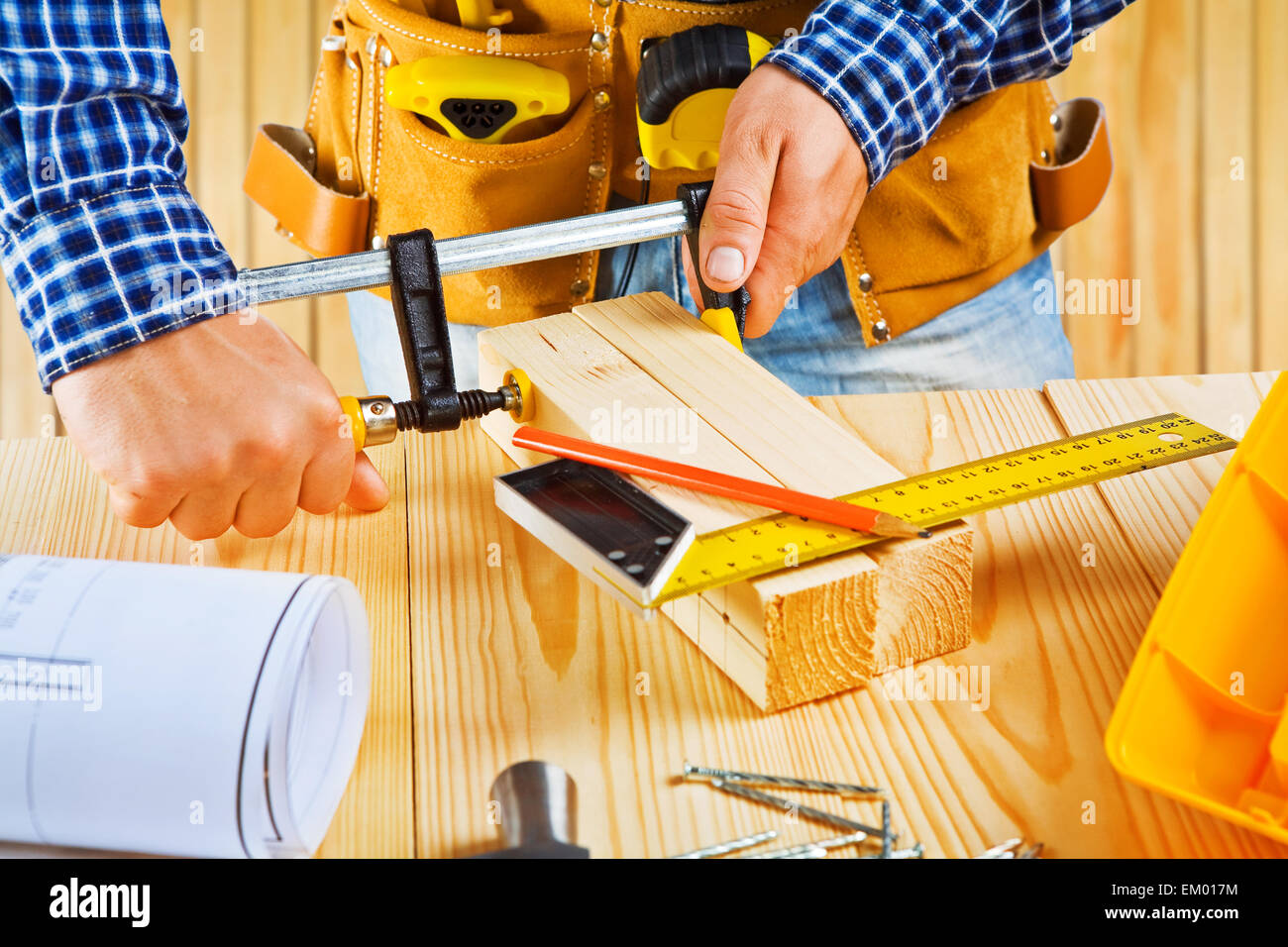 view on hte fixing process Stock Photo - Alamy