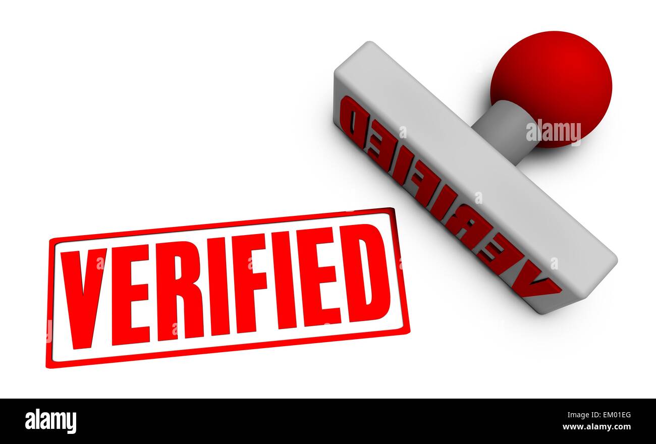 Verified stamp hi-res stock photography and images - Alamy