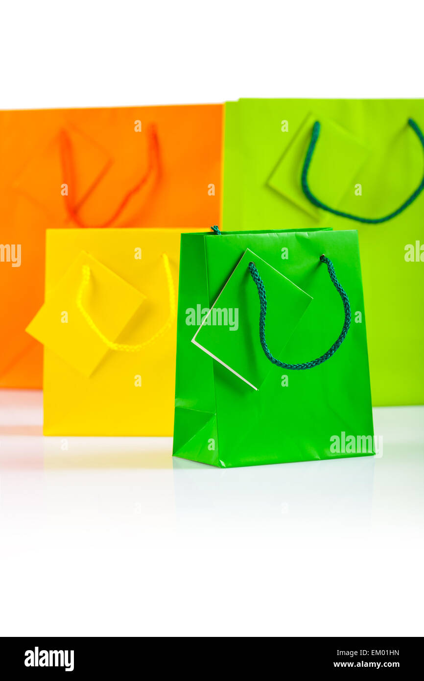 composition of paper bags Stock Photo - Alamy