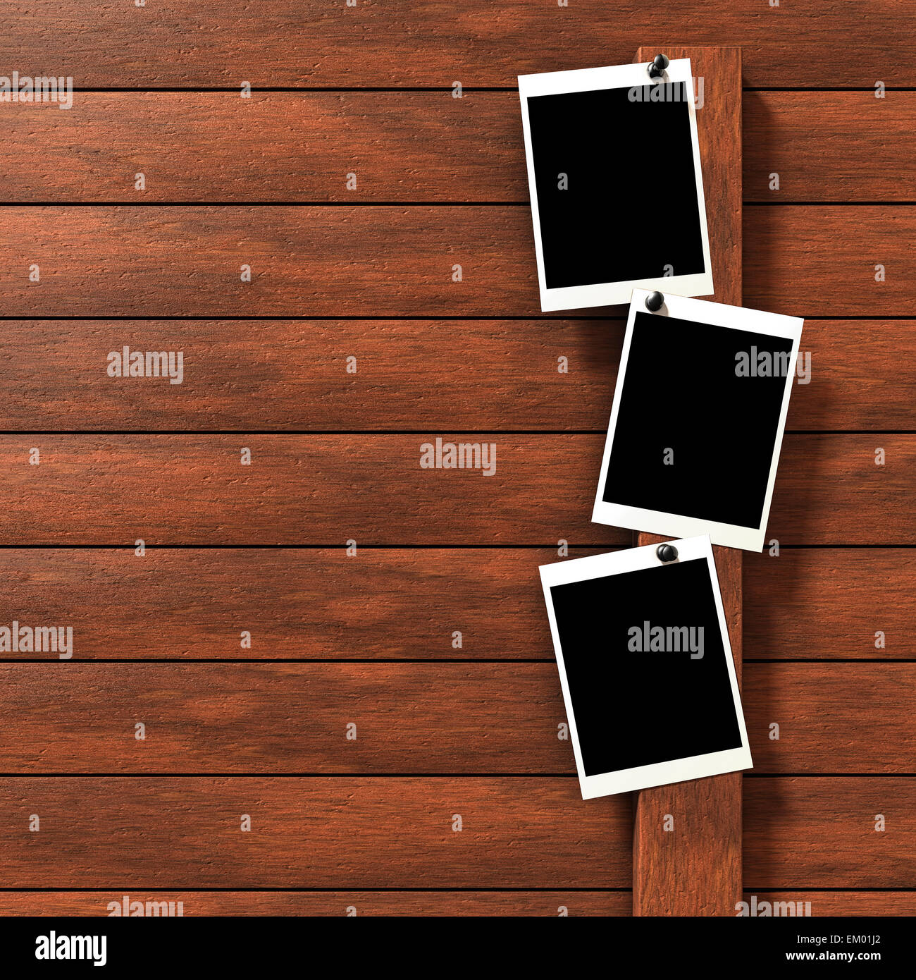 Three empty pictures Stock Photo - Alamy