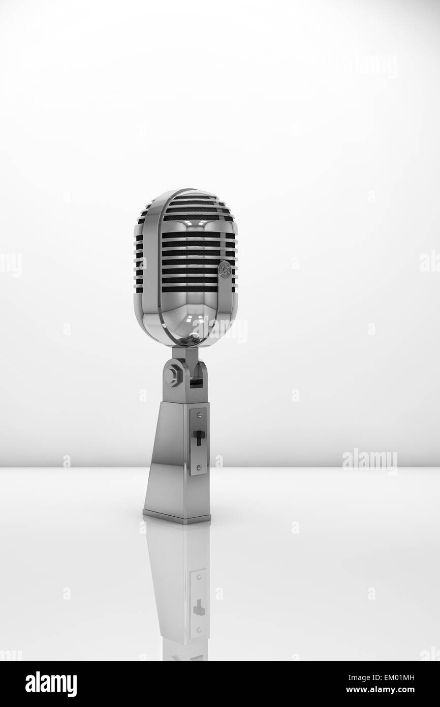 Radio station microphone vintage hi-res stock photography and images ...