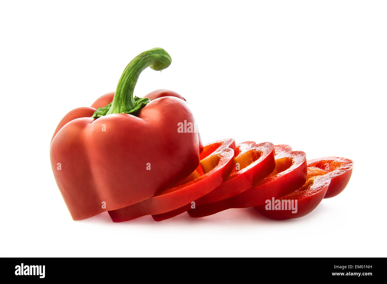 Sliced yellow pepper hi-res stock photography and images - Alamy
