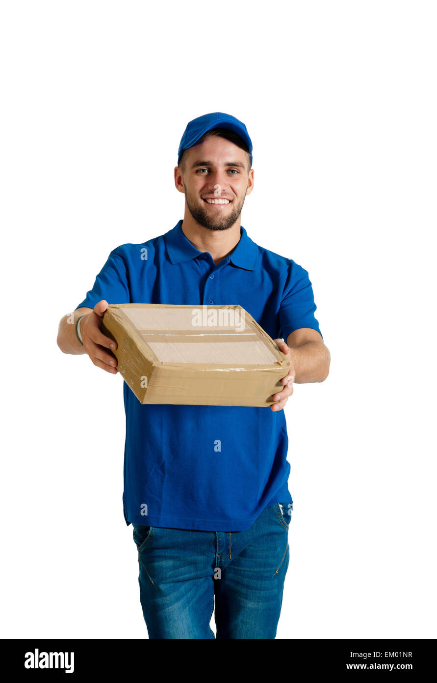 Man making a delivery hi-res stock photography and images - Alamy