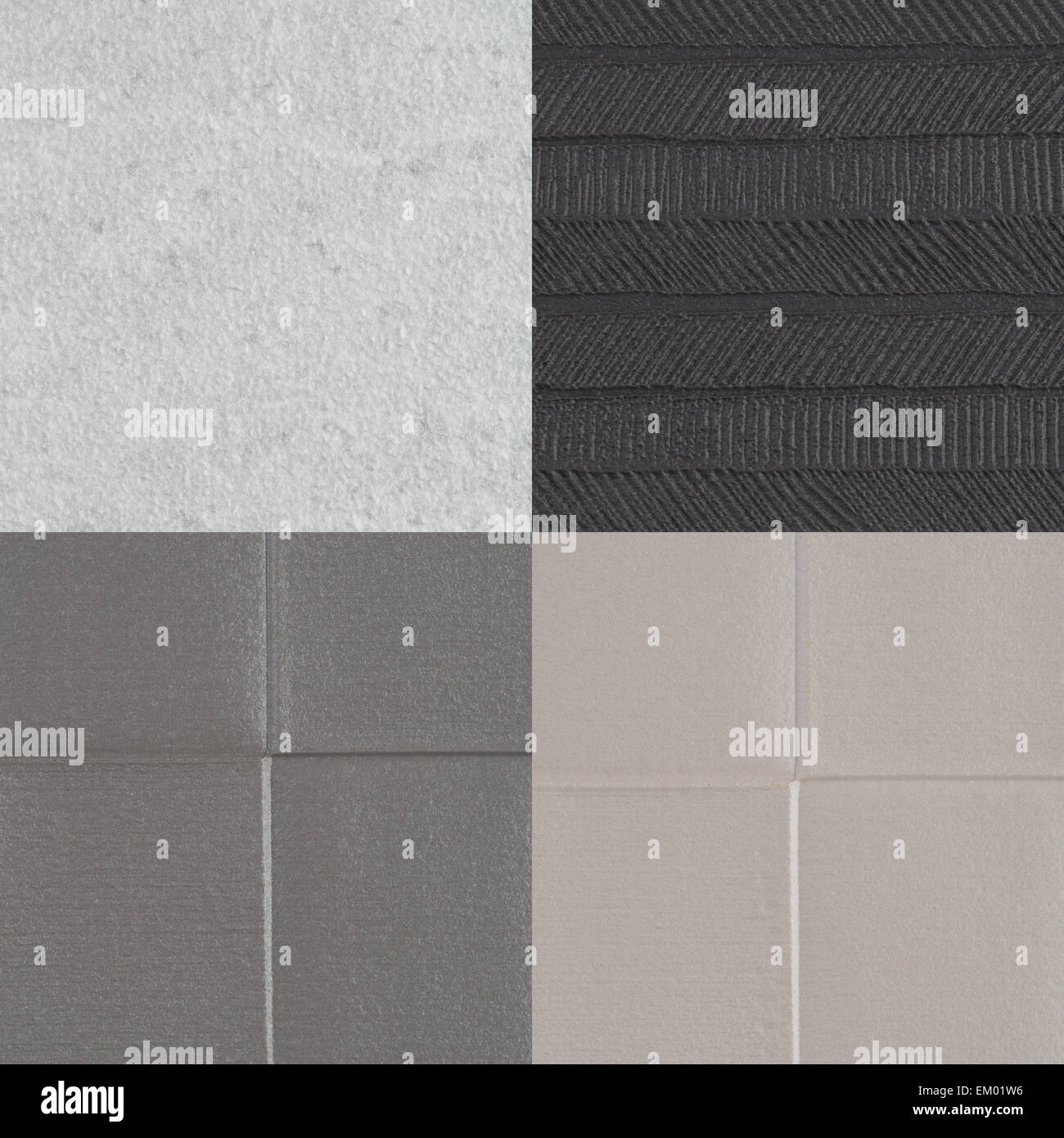 Set of grey vinyl samples, texture background Stock Photo - Alamy