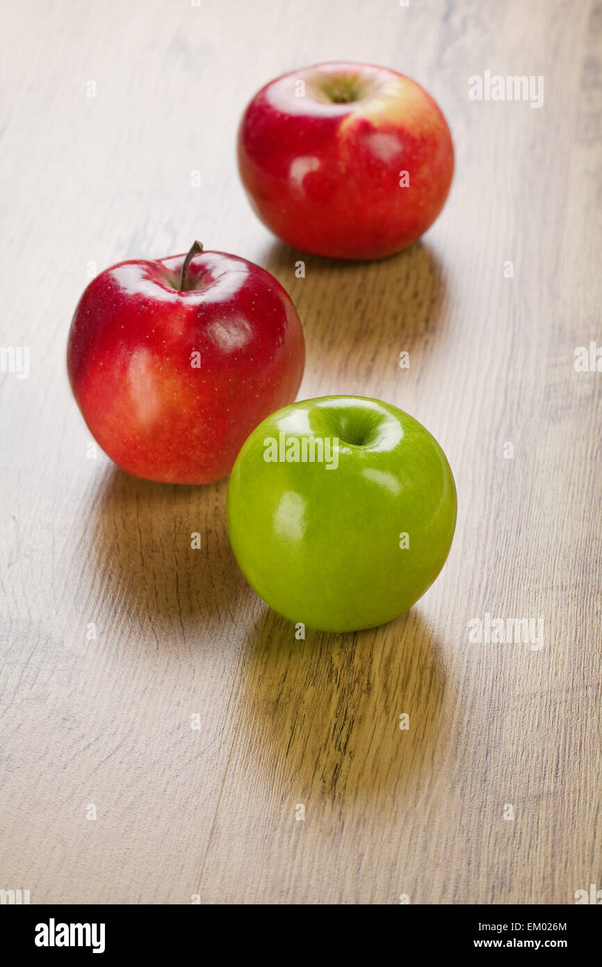 Three green apple fruit hi-res stock photography and images - Alamy