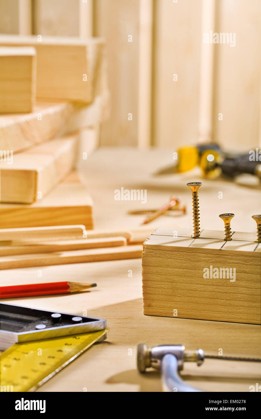 tools and materials Stock Photo - Alamy