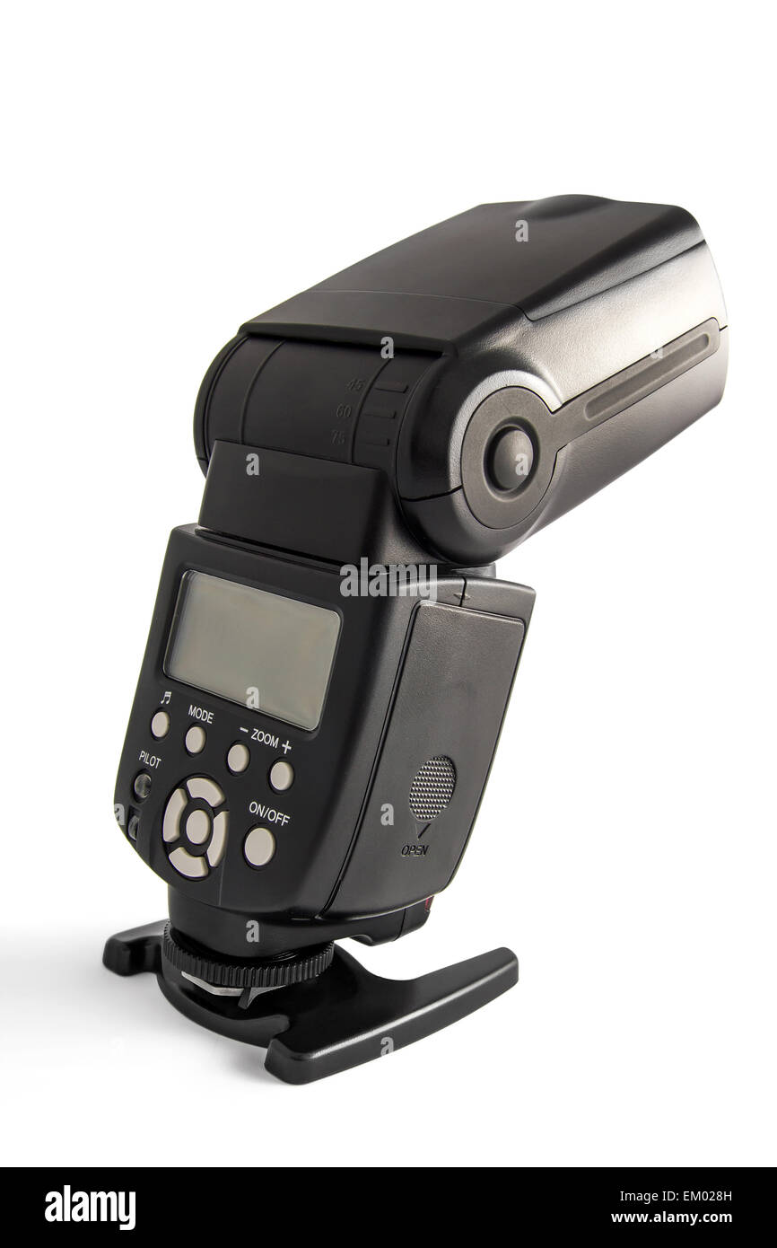 Digital flash on white Stock Photo - Alamy