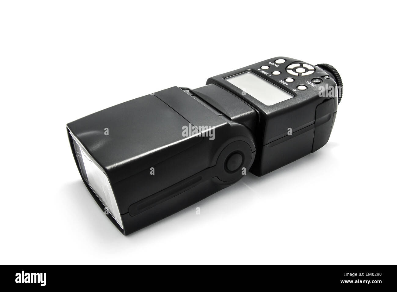 Digital flash on white Stock Photo - Alamy