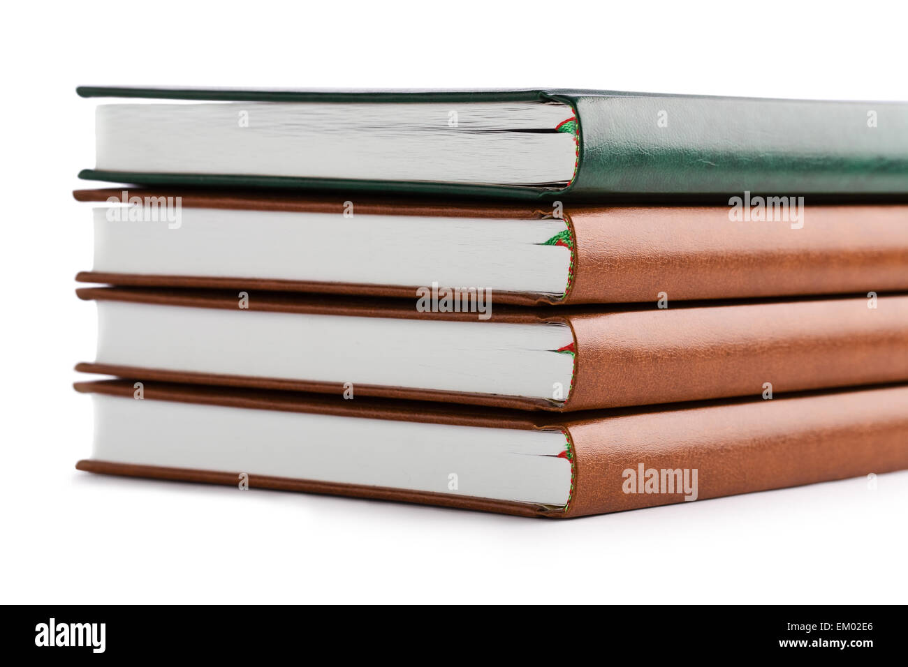 section of stack of book Stock Photo - Alamy