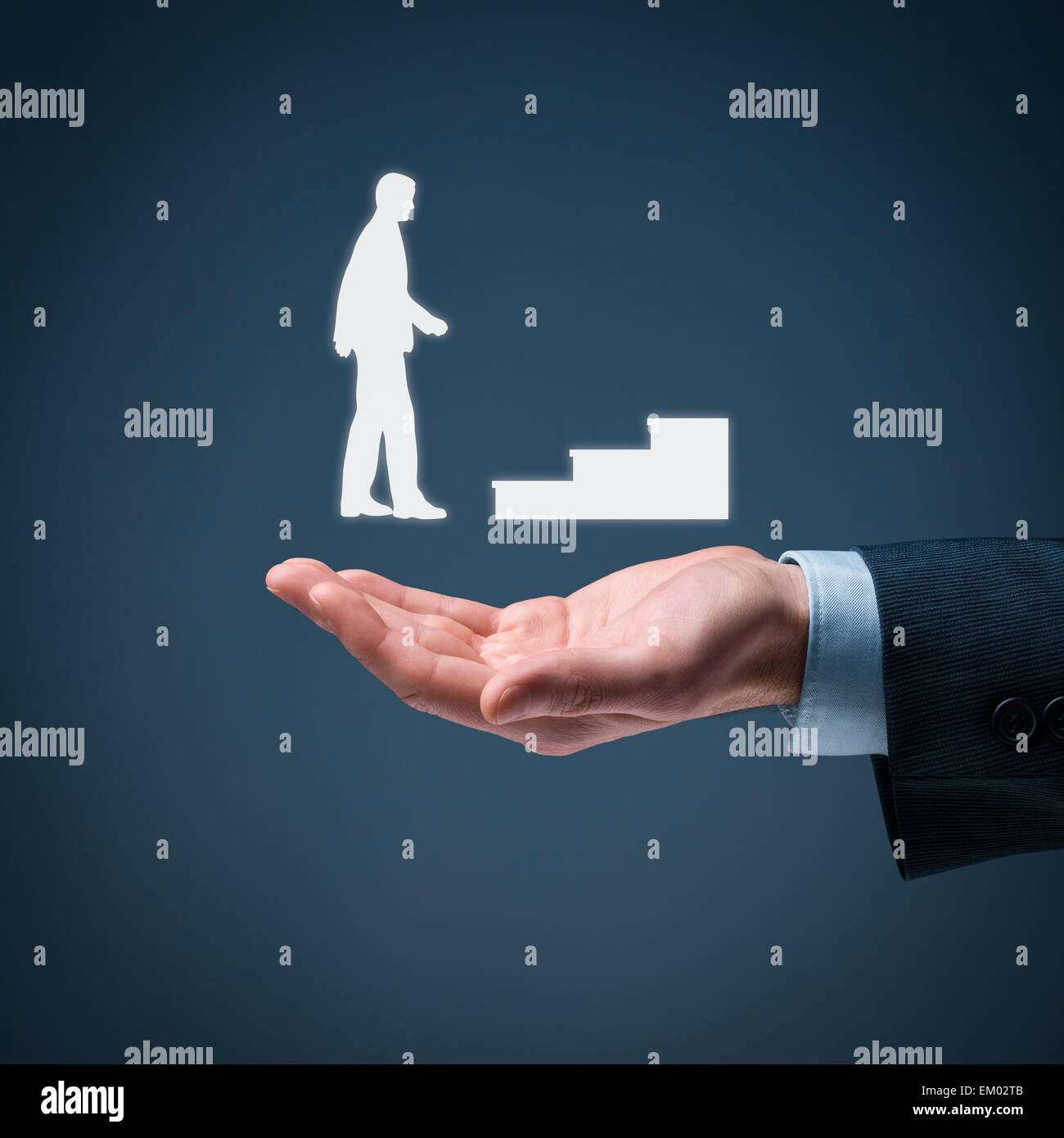 Personal development, personal and career growth, success, progress and ...