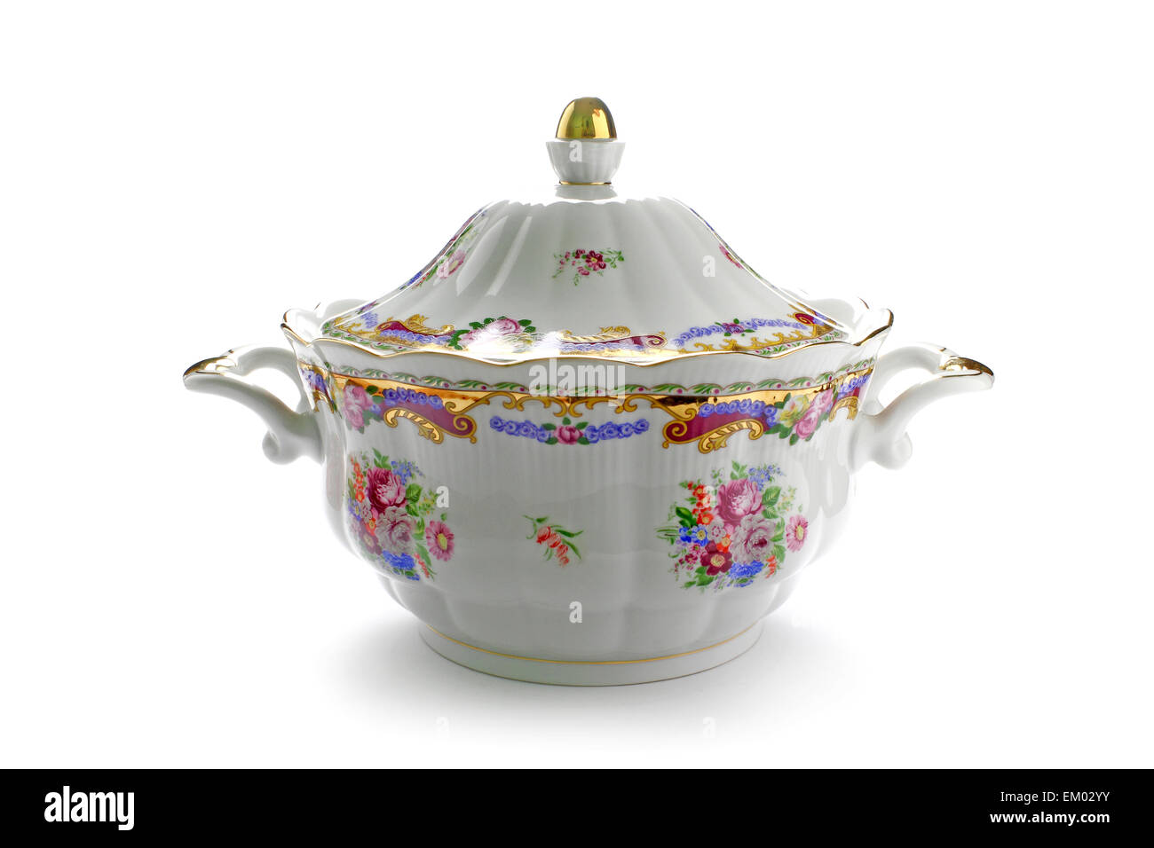 Traditional porcelain tureen Stock Photo - Alamy