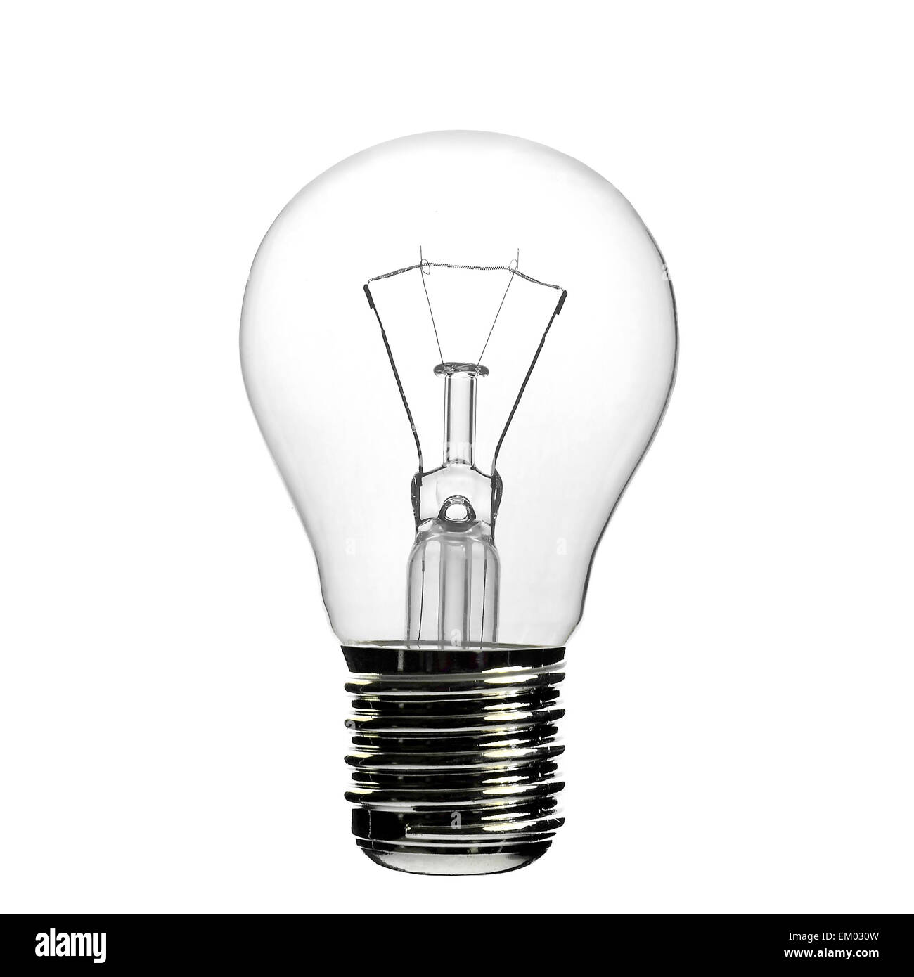 Incandescent light bulb white filament hi-res stock photography and ...