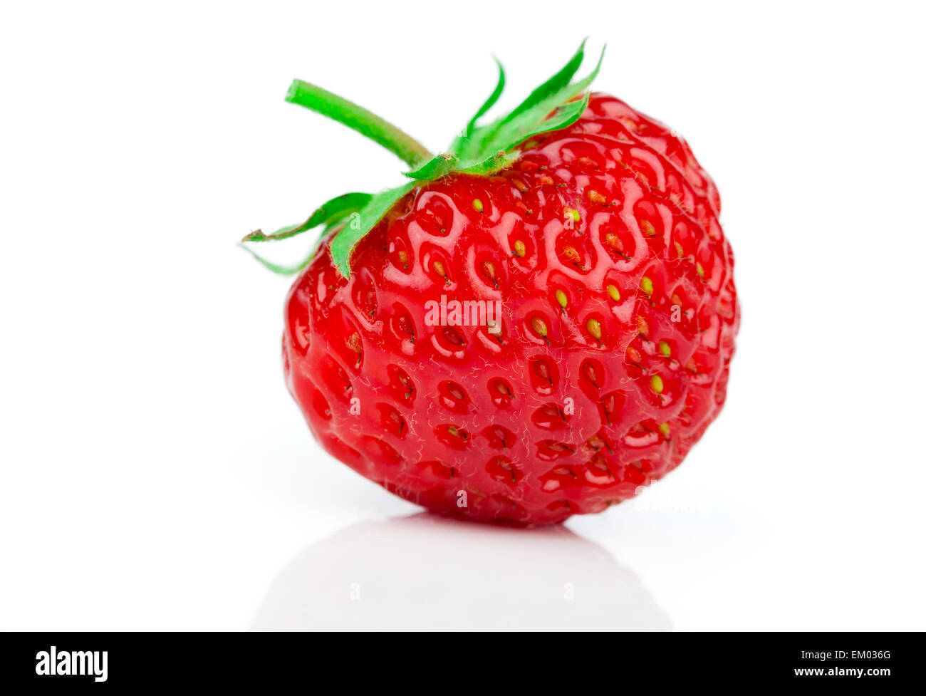 Strawberry isolated on white background Stock Photo - Alamy